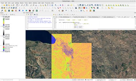 python batch pyqgis3 ndvi calculation yielding skewed outputs