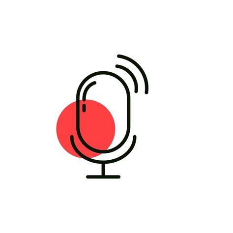 Premium Vector Microphone Icon