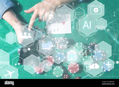 Ai Artificial Intelligence Concept Electronic Circuit Communication