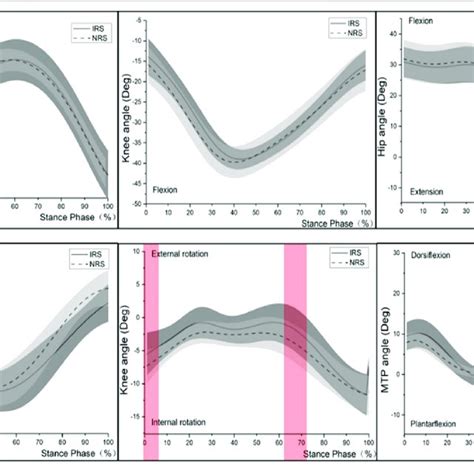 Lower Limb Joint Angles Time Normalized Note The Red Horizontal Download Scientific Diagram