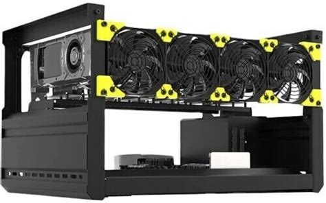 Mining Rig Frame For Open Air Gpu Miners Tekhouseveddha T3 6 Gpu Stackable Open Air Mining