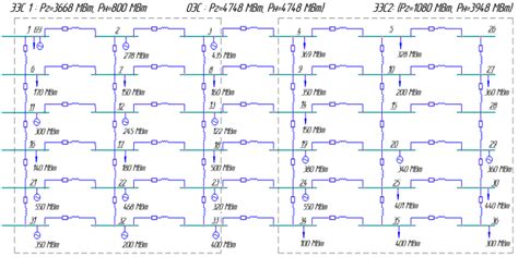 test thirty six nodal diagram of the backbone grid oа the united eps download scientific