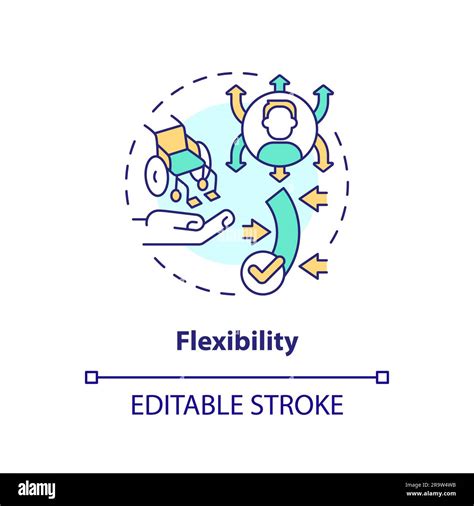Flexibility Concept Icon Stock Vector Image Art Alamy