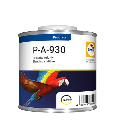 P A 930 Blending Additive Glasurit Know How International
