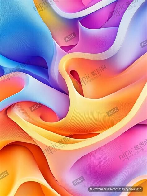 Ai创作图彩色炫彩潮流抽象渐变 立体感酷炫渐变背景 炫彩渐变流体 多彩曲线唯美高雅形状 创意渐变底纹 渐变流体炫彩 彩色酷炫流动感背景 创意波纹弯曲活力 创意大气渐变 炫彩抽象渐变背景彩色