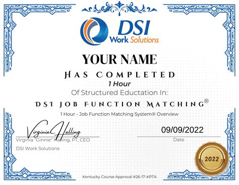 Job Function Matching System Overview Dsi Work Solutions