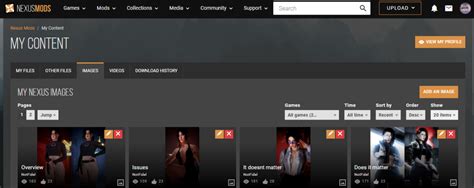 Media Tab Showing Incorrect Media Archived Issues Nexus Mods Forums