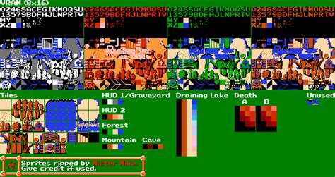 Nes The Legend Of Zelda Overworld Tileset The Spriters Resource