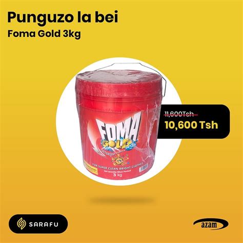 Sarafu Azania Super Sembe 25kg Na Foma Gold 3kg Facebook
