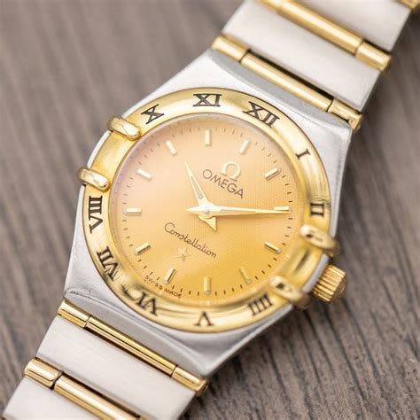 Omega Constellation Ladies Quartz Mini Vintage Two Tone Ladies