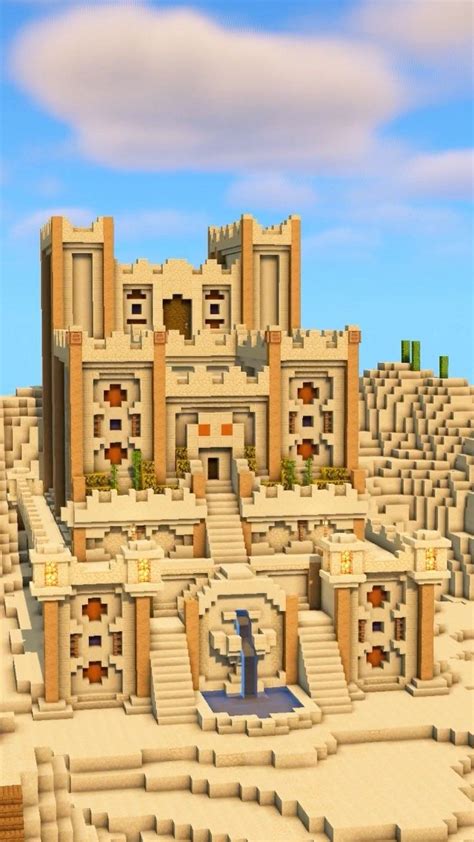 Old Minecraft Desert House Minecraft Desert Temple Base Minecraft