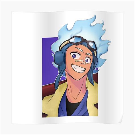 Boku No Hero Academia Oboro Shirakumo Poster By Drawndundungeon Redbubble
