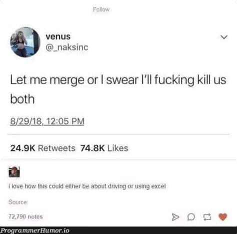 Its Actually About Git Merge No Ff ProgrammerHumor Io
