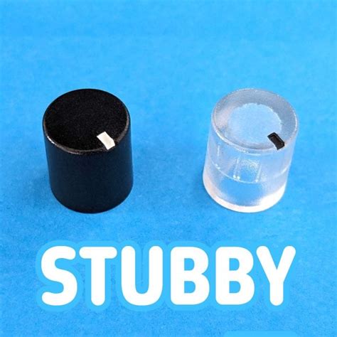 Stubby Knobs 6mm T18 Shaft Thonk Diy Synthesizer Kits And Components