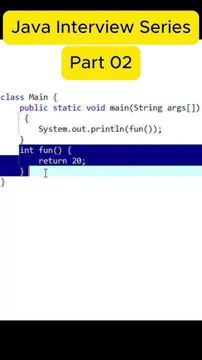 java interview series part 2 coding java youtube