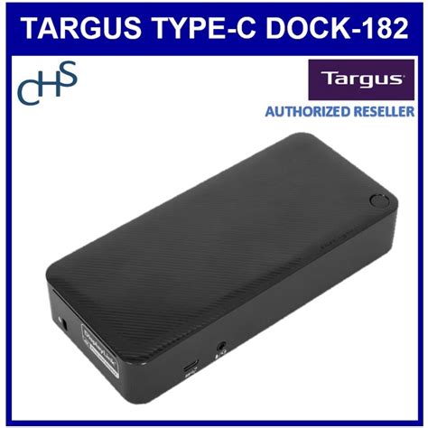 Targus Dock 182 Usb C Universal Dv4k Hdmi Ethernet Audio In Out Ports Docking Station With 100w