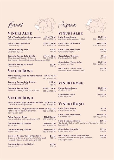 Meniu Restaurant Winemood