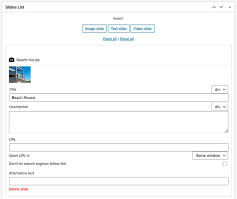 Slideshow Se Wordpress Plugin
