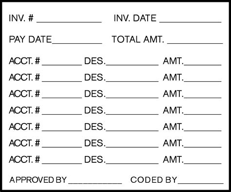 Accounts Payable Stamp Examples