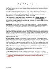 Dnp Project Plan Proposal Assignment Rubric 1 Docx Project Plan Proposal Assignment Assignment