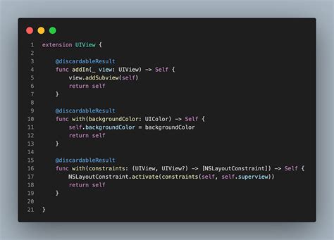 How To Make Uikit Fluent We Are Used To Write Lots Of Code When By Guilherme Aguirres Mar