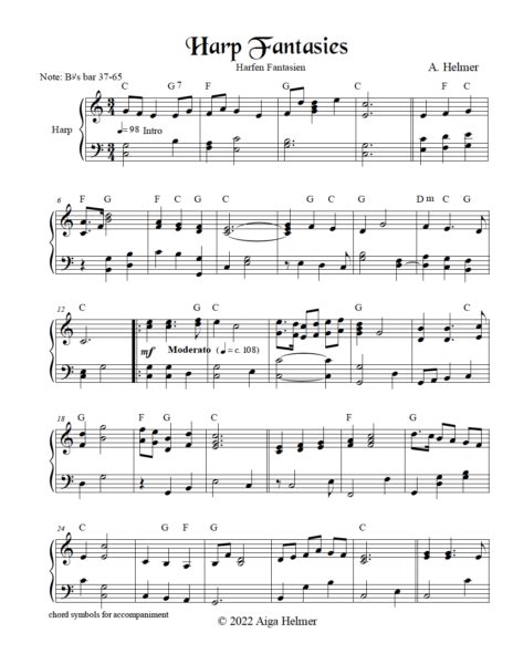 Harp Column Music Instant Harp Sheet Music Downloads