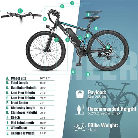 Ancheer 500w Electric Bike Gladiator Am001907p User Manual