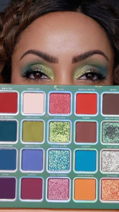 Green Eyshadow Inspo W Dede Signature Fearless Holiday Palette Youtube