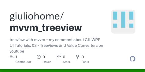 GitHub Giuliohome Mvvm Treeview Treeview With Mvvm My Comment About C WPF UI Tutorials 02