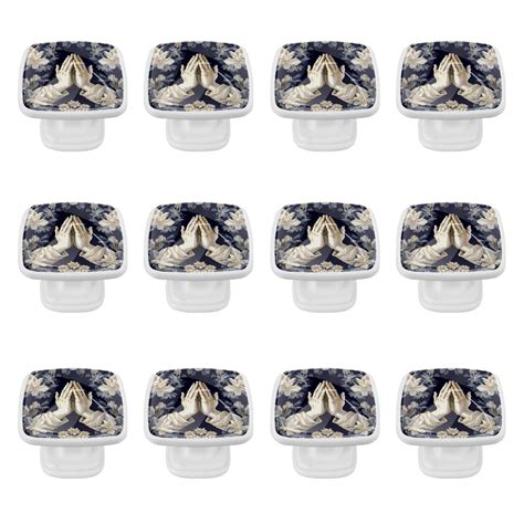 12 Cabinet Knobs Drawer Knobs Kitchen Knobs Square Cabinet Knobs