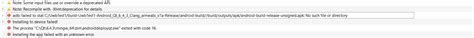 Adb Failed To Stat No Such File Or Directory Qt Forum
