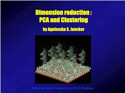 Ppt Dimension Reduction Pca And Clustering By Agnieszka S Juncker