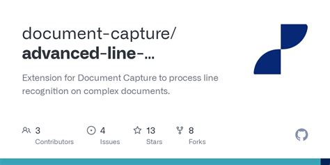 Github Document Captureadvanced Line Recognition Extension For