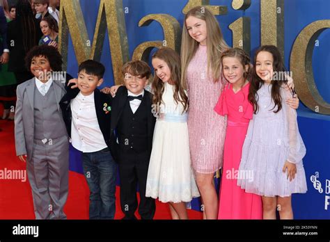 Alisha Weir Attends The World Premiere Of Roald Dahls Matilda The Musical Released By Sony