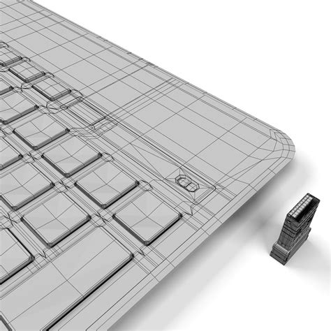 Logitech Solar Keyboard K750 Pc 3d Model 49 Fbx Max Obj Free3d