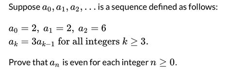 Solved Suppose A0a1a2dots Is A Sequence Defined As
