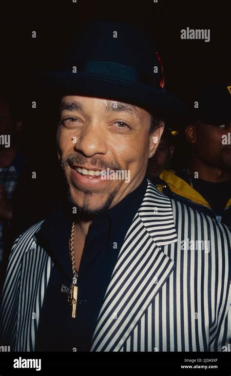 Ice T At The Versus Springsummer 1997 Fashion Show At Bryant Park In