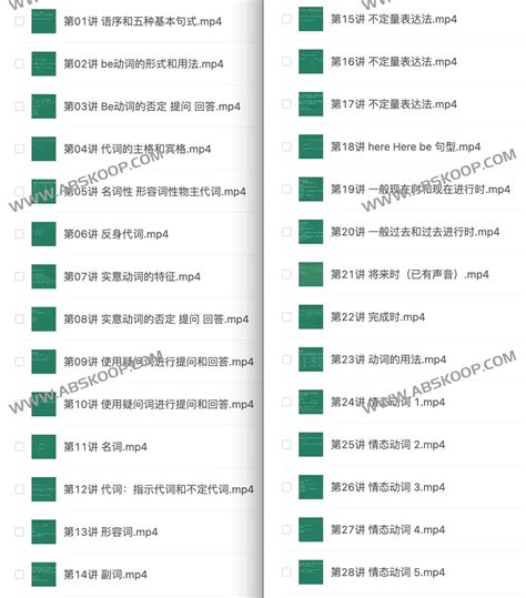 零基础英语语法 腾讯课堂 A姐分享
