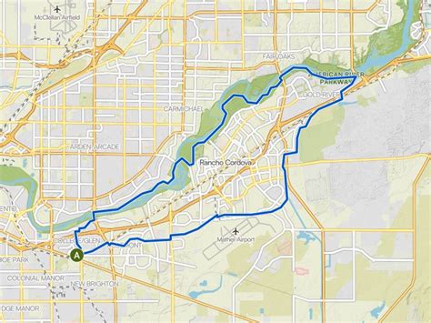 American River Loop Bike Tour Komoot