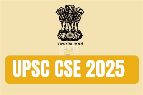 Upsc Cse 2025 Notification Released Apply For 979 Posts
