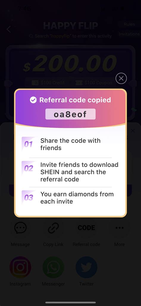 Please Help With Referral Code R Shein