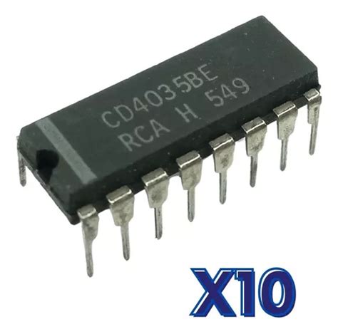 Kit 10 Cd4035be Cmos O Cd4035 Counter Shift Registers Mercadolibre