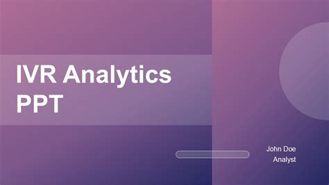 Ivr Analytics Ppt Example St Ai