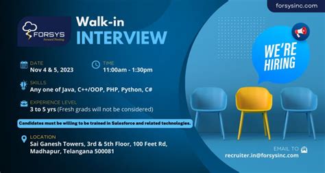 Careercusp On Linkedin Walkin Interview Telangana
