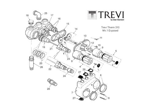 Trevi Therm Shower Spares Sweet Puff Glass Pipe