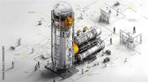 Highly Detailed Cutaway Diagram Of The Inner Workings And Components Of