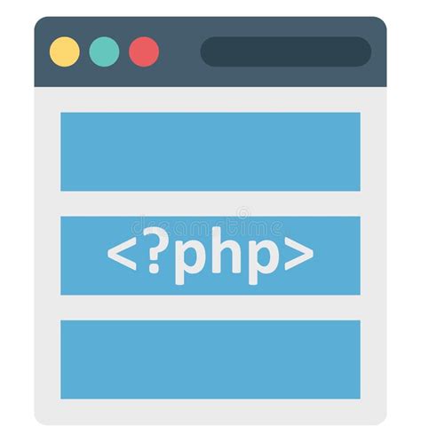 Source Code Content Management Isolated Vector Icons That Can Be Easily Modified Or Edit Stock