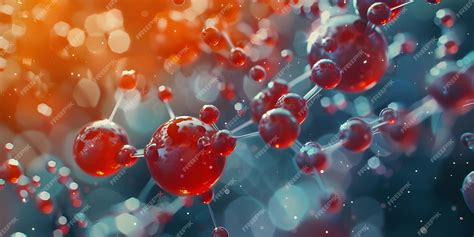 Molecular Model Structure Visualization Background Molecule Structure Model Rendering Background