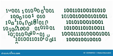 Binary Code Glitch Stock Vector Illustration Of Glitch 135908955