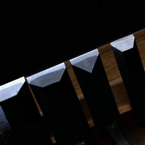 Old Stock Kunitsuru Trowel Chisel Kote Nomi 掘出し物 國鶴 鏝鑿 3 6 15 18 24 Yamasuke Kurashigetools